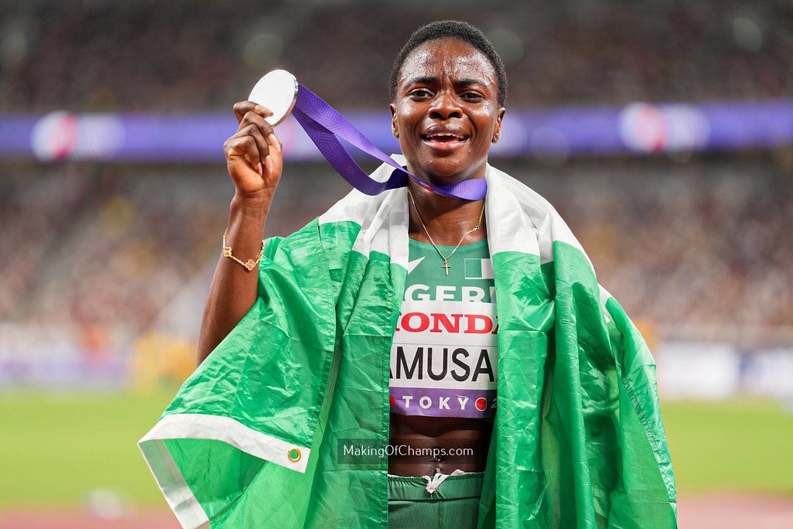 ‎Tobi Amusan Secures Silver in Women's 100m Hurdles Final at Tokyo 2025 ...