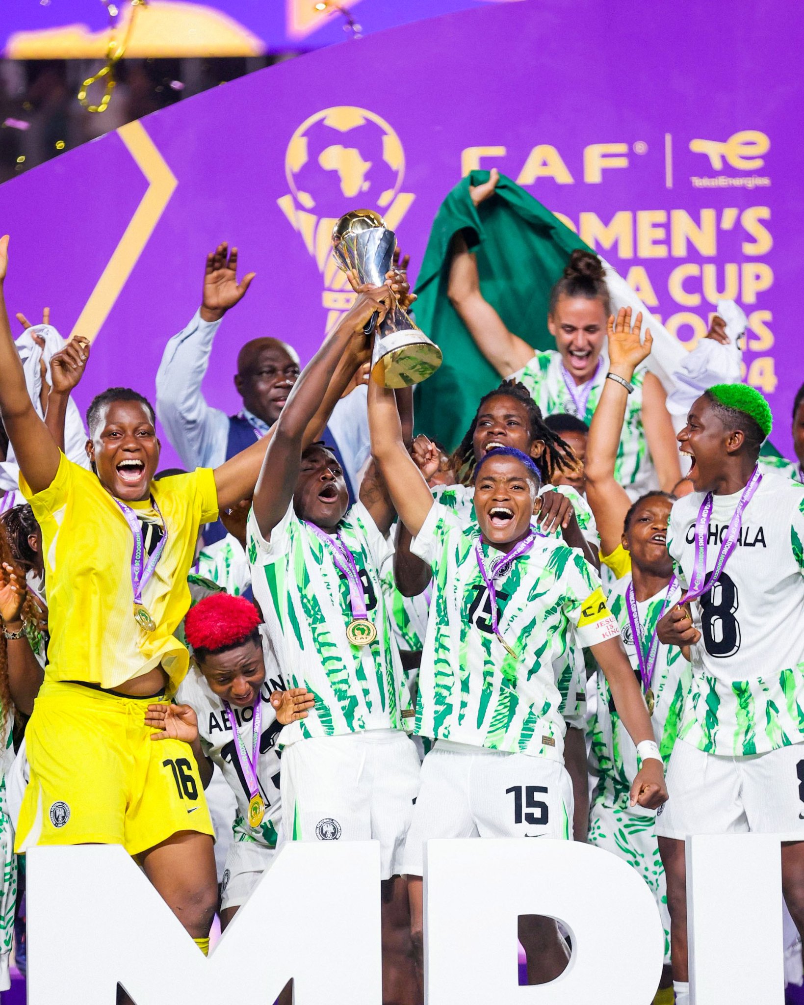 Super Falcons Crowned CAF Women’s National Team of the Year 2025 ...